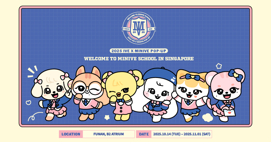 [2025-10-14] 2025 IVE X MINIVE POP UP - WELCOME TO MINIVE SCHOOL in ...